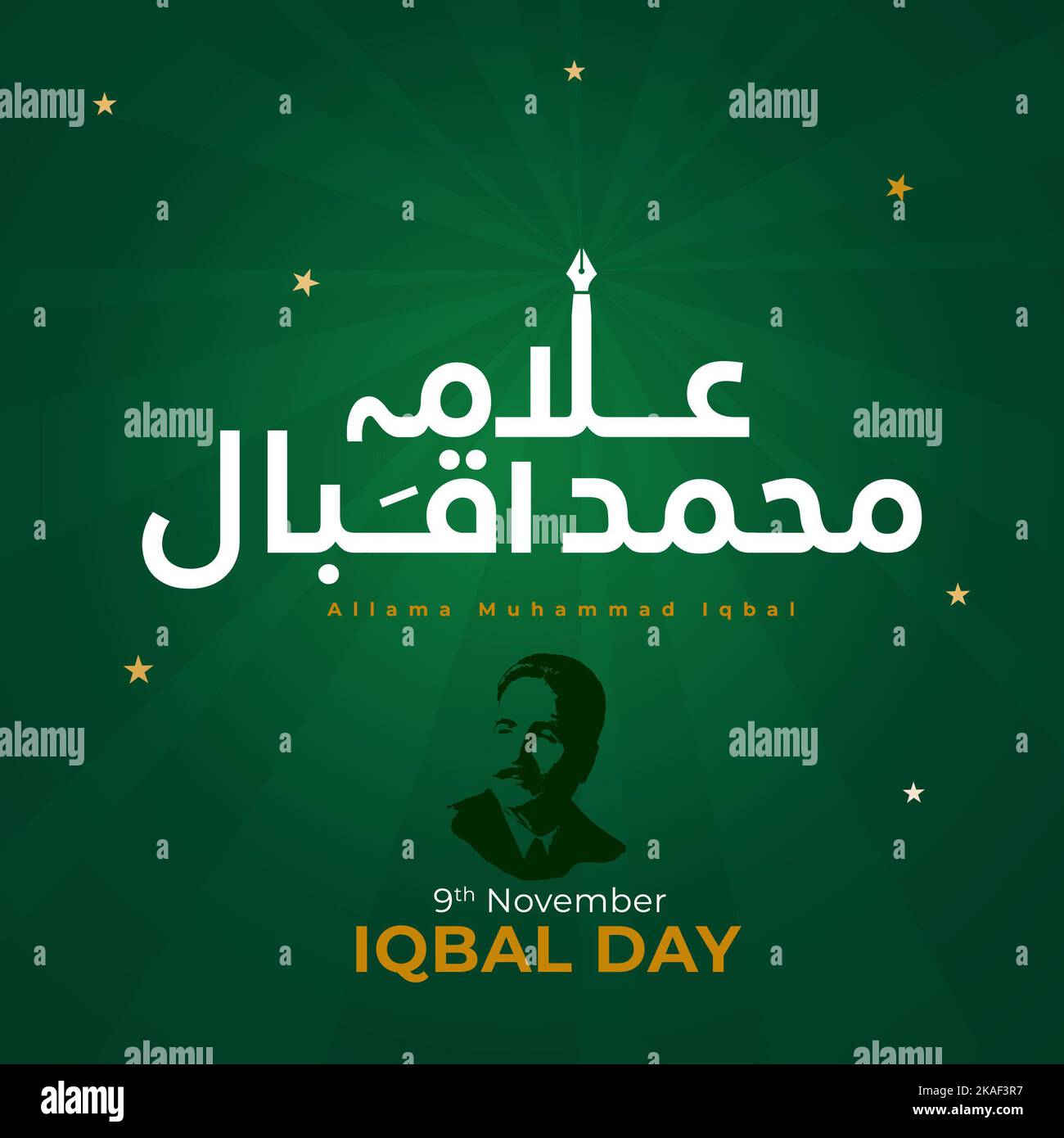 Allama Muhammad Iqbal 9th November - National Poet of Pakistan - Quote ...