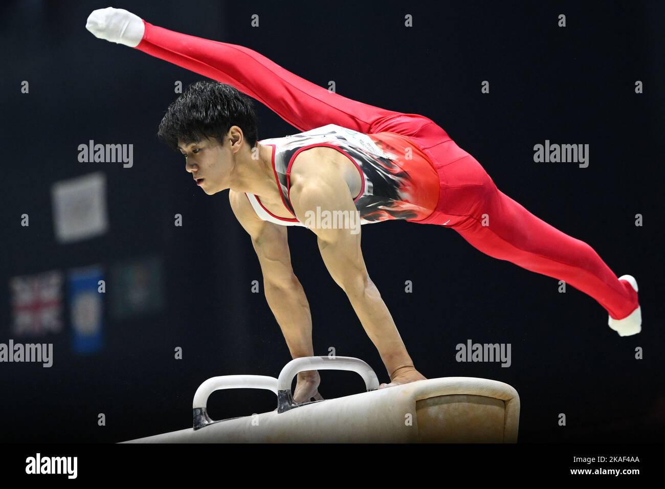 Liverpool, UK. 02nd Nov, 2022. Gymnastics: World Championship, men, team all-around, final, M&S ...