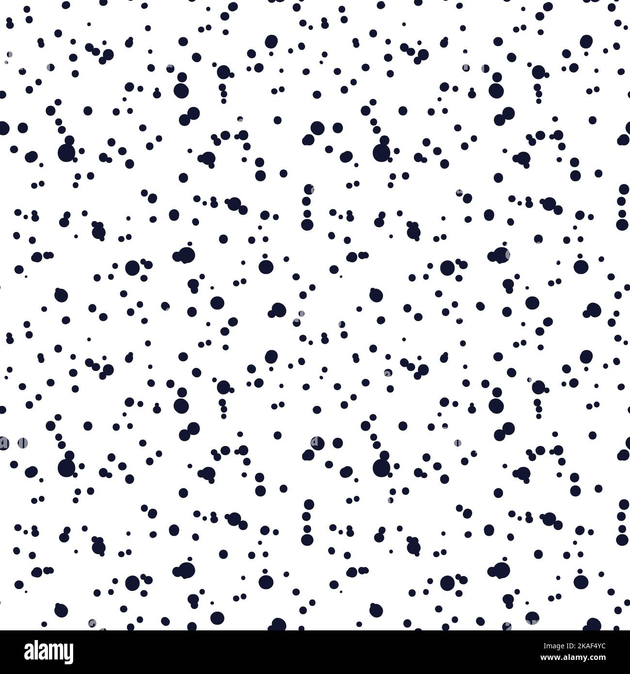 Hand drawn seamless indigo irregular random dot and spot texture ...