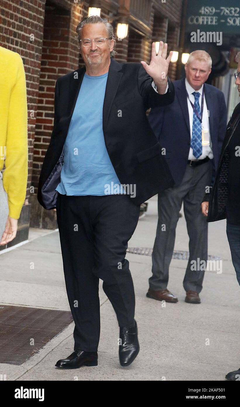 Celebrities At ‘The Late Show With Stephen Colbert’ -PICTURED: Matthew ...