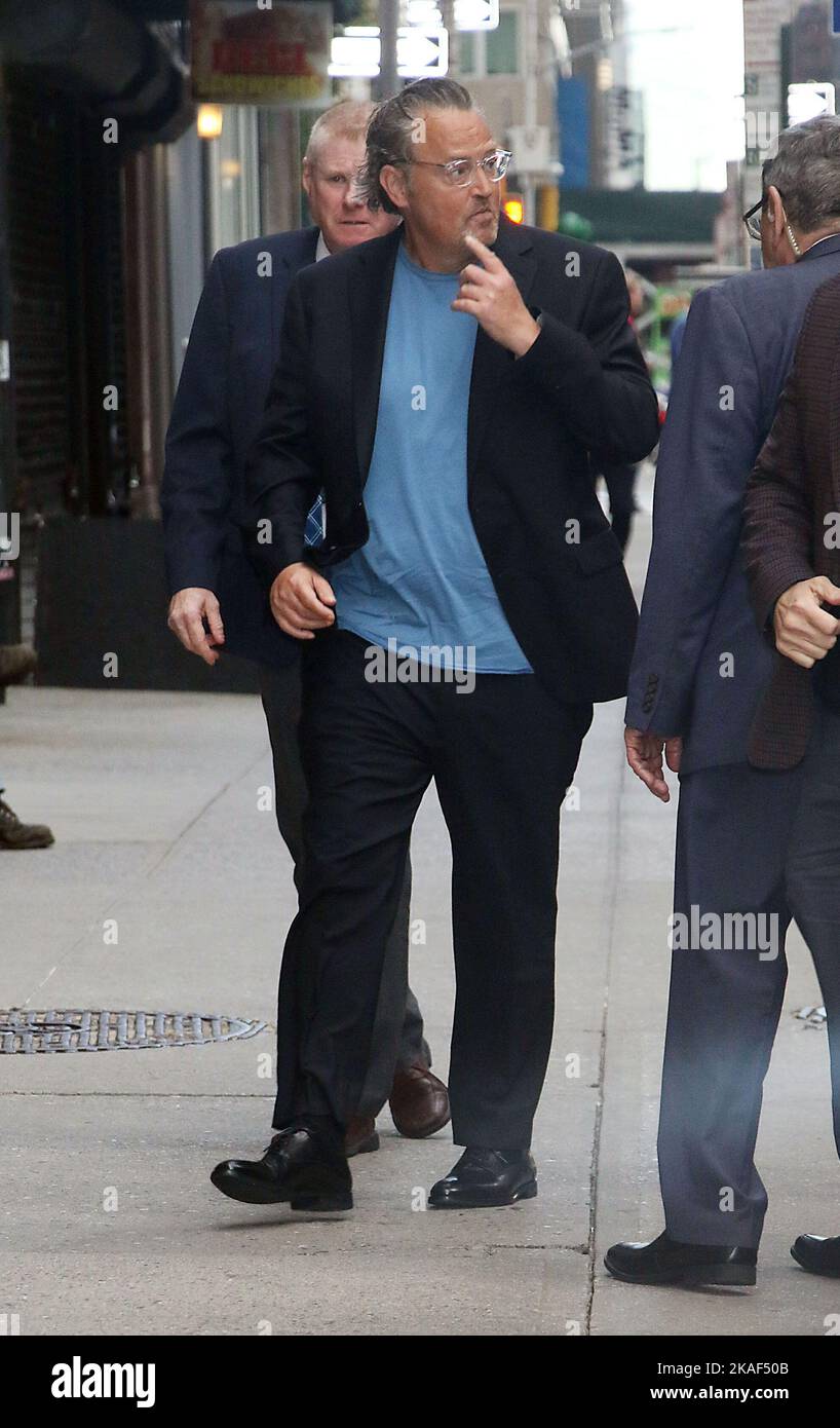 Celebrities At ‘The Late Show With Stephen Colbert’ -PICTURED: Matthew ...