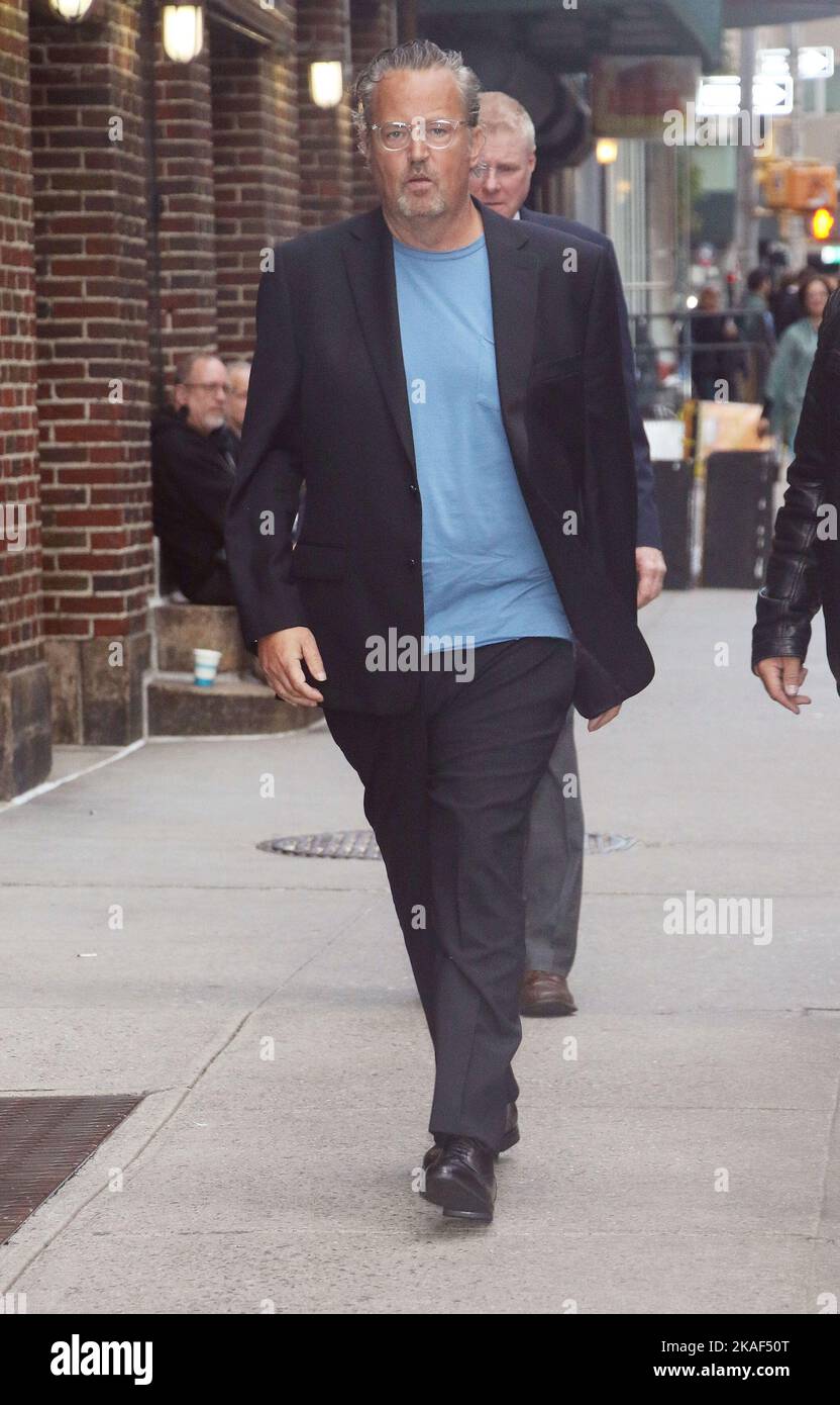 Celebrities At ‘The Late Show With Stephen Colbert’ -PICTURED: Matthew ...