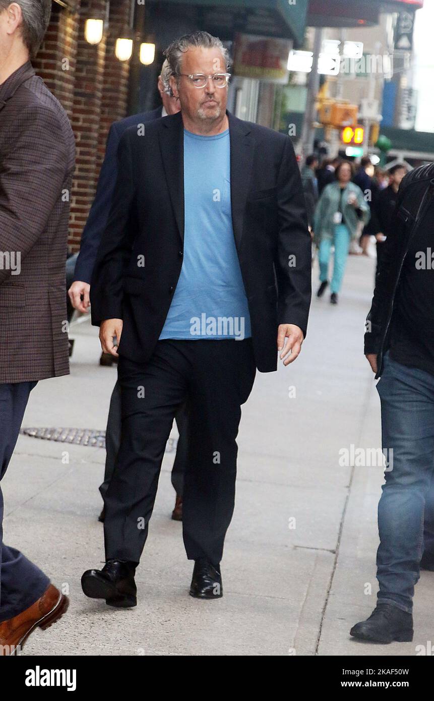 Celebrities At ‘The Late Show With Stephen Colbert’ -PICTURED: Matthew ...