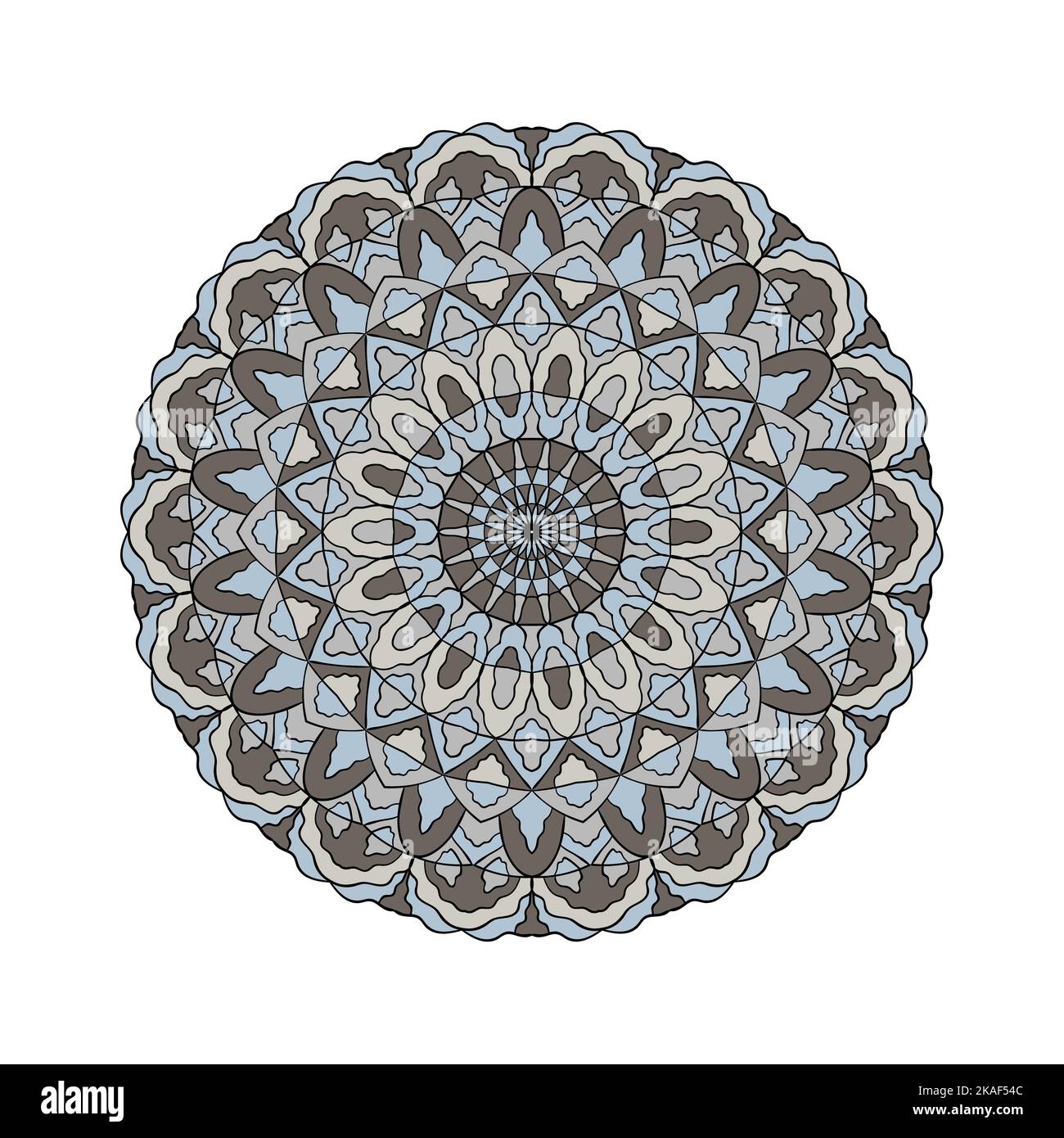 Mandala illustration. Design element for any creative project. Round ...