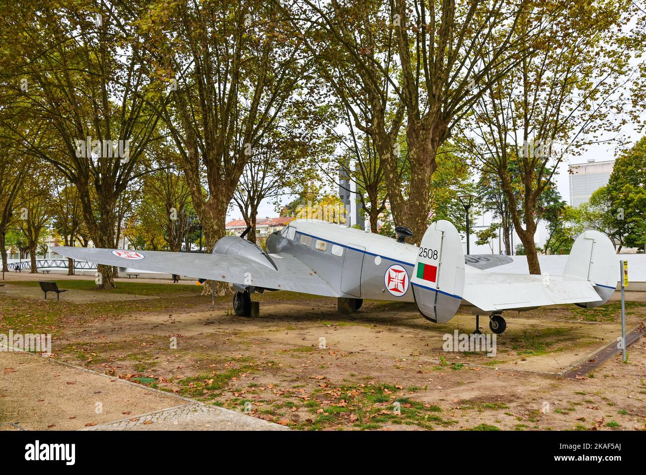 A Beechcraft C-45 Expeditor plane at Tenente Coronel Jaime Filipe da ...