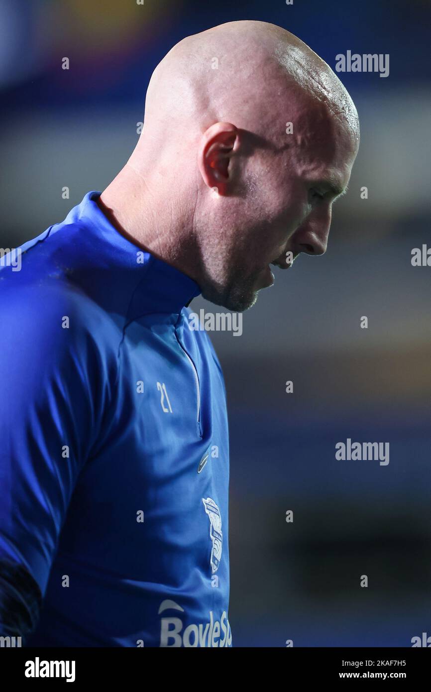 John Ruddy #21 of Birmingham City ahead of the Sky Bet Championship ...