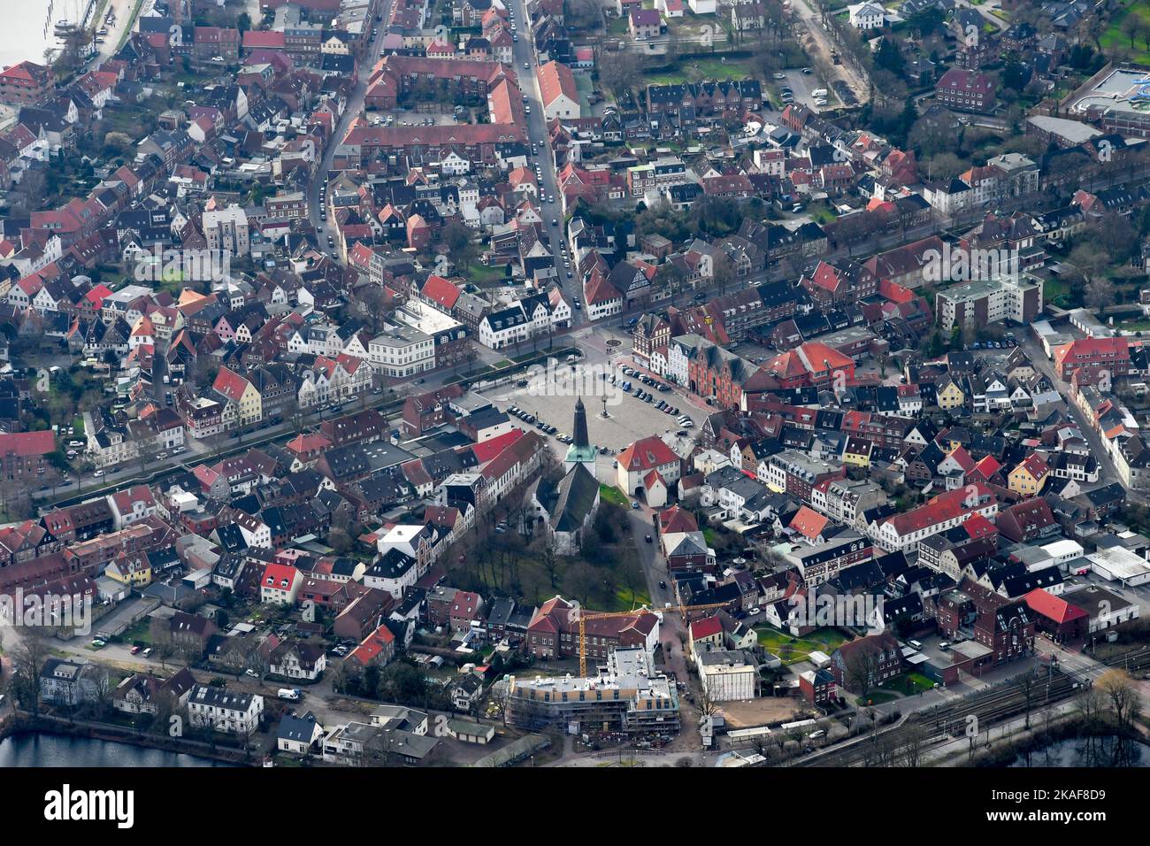 The North of Germany with the coast of the Baltic sea and old cities ...