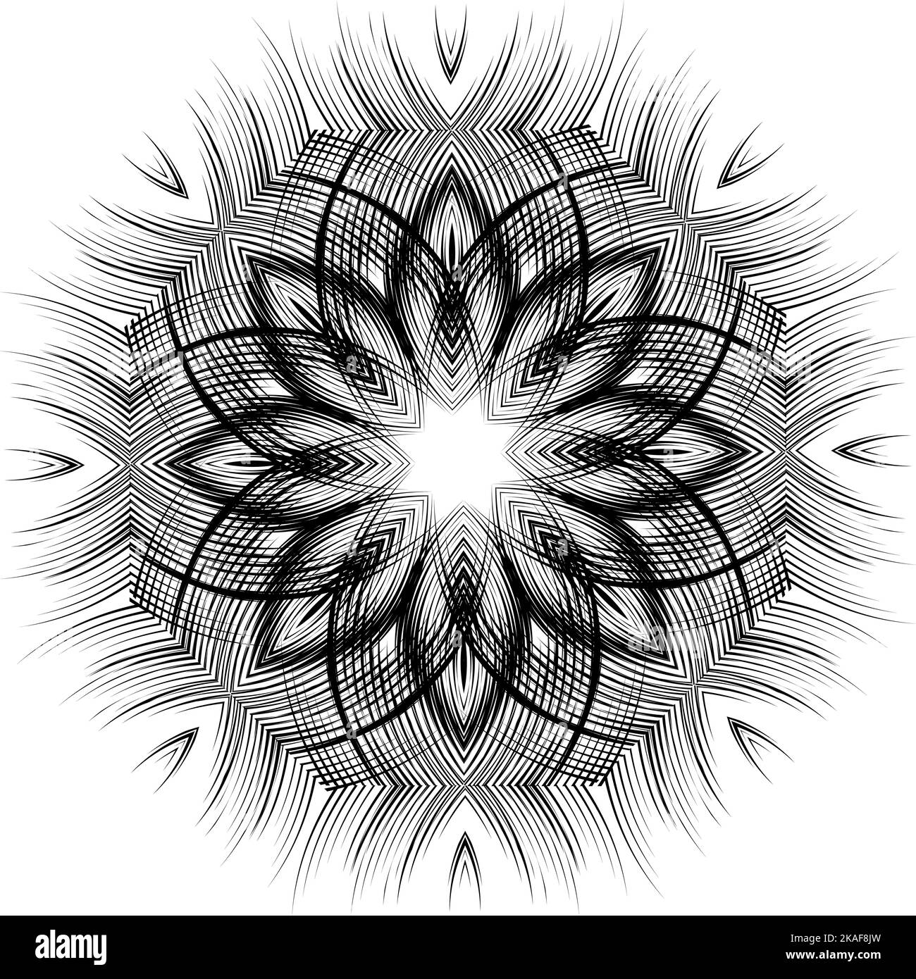 Abstract mandala shape. Element for design Stock Vector Image & Art - Alamy