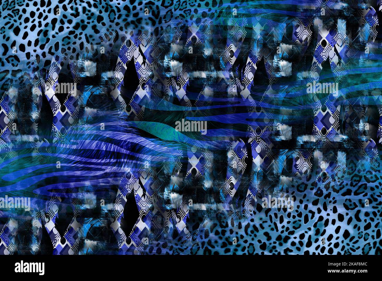 Textile print.Abstract background.Clothing colorful pattern.Repeat ...