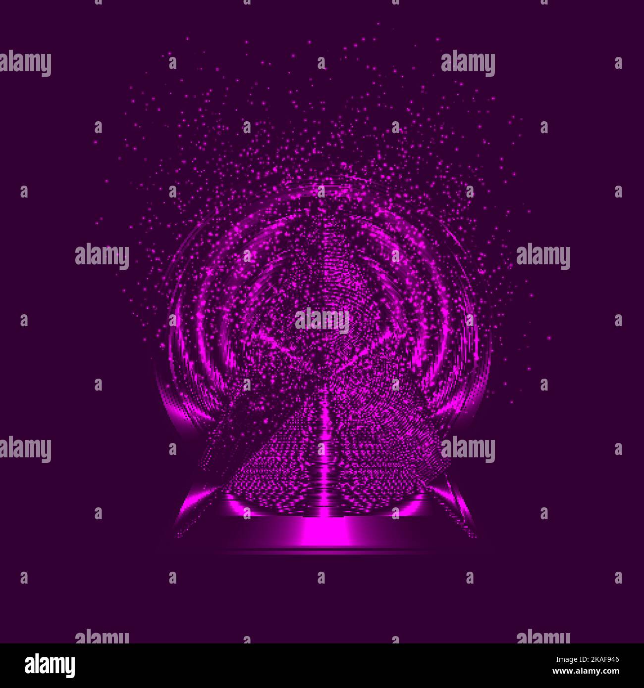 Dark violet background with abstract triangle shape Stock Vector Image ...