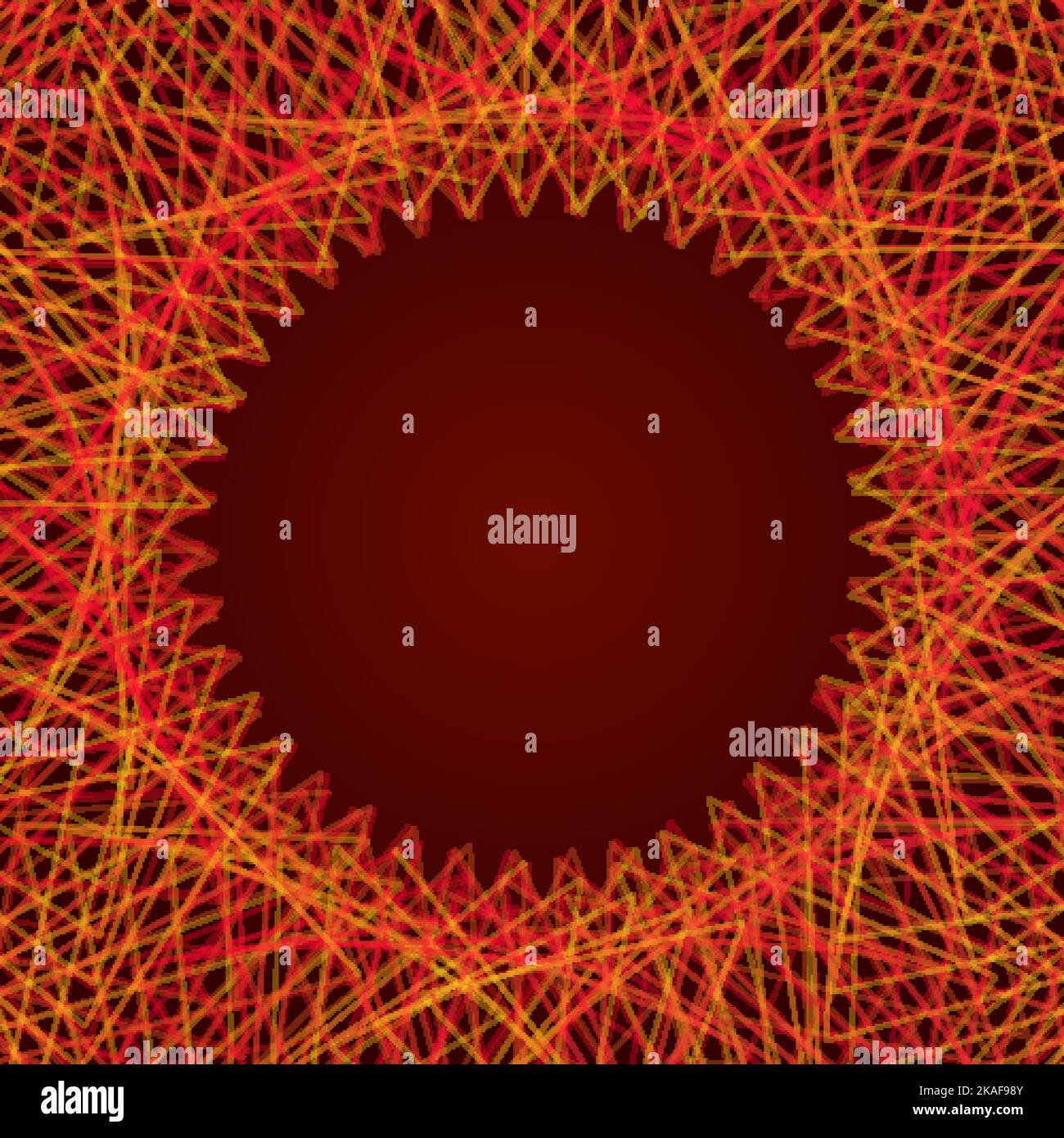 Abstract Background With Concentric Lines Spirograph Element