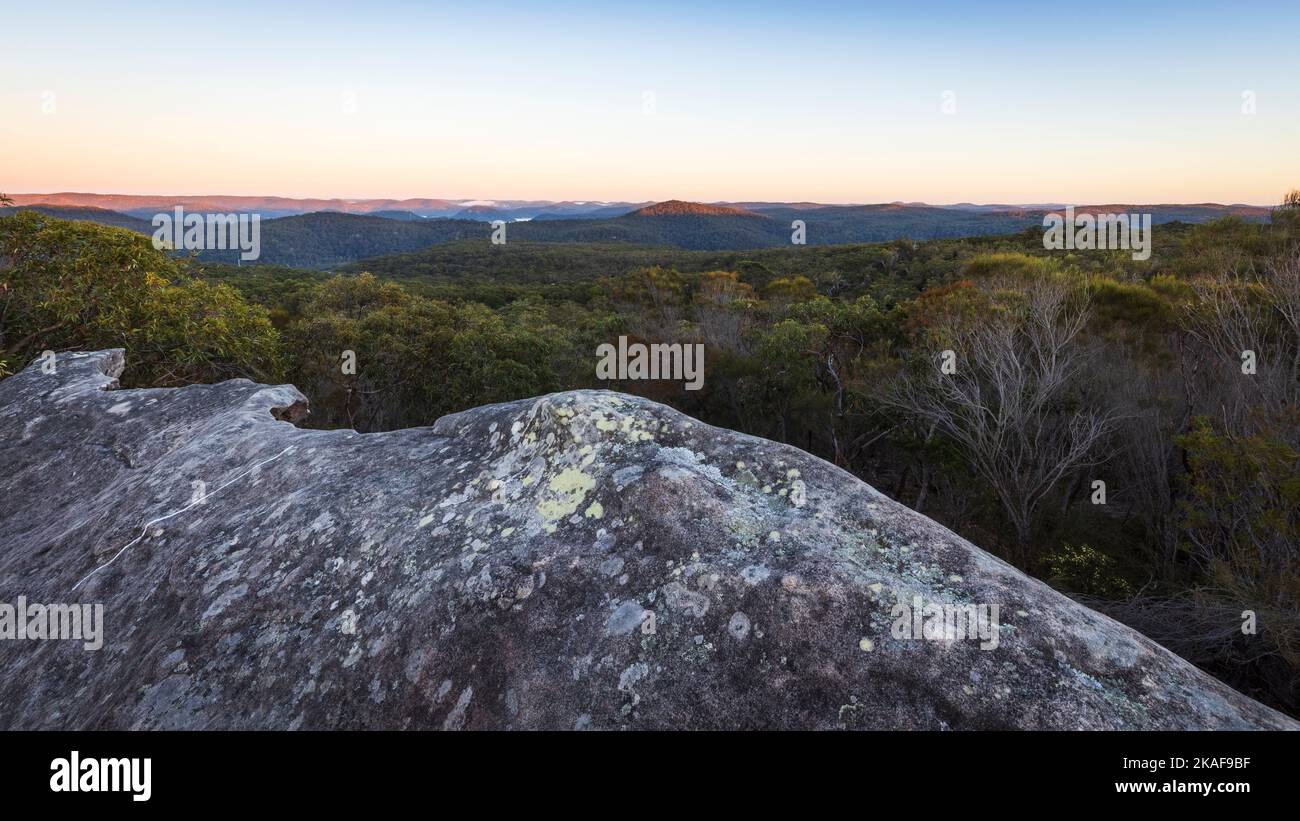 A beautiful view of the Elephant Rock in Brisbane Water National Park ...