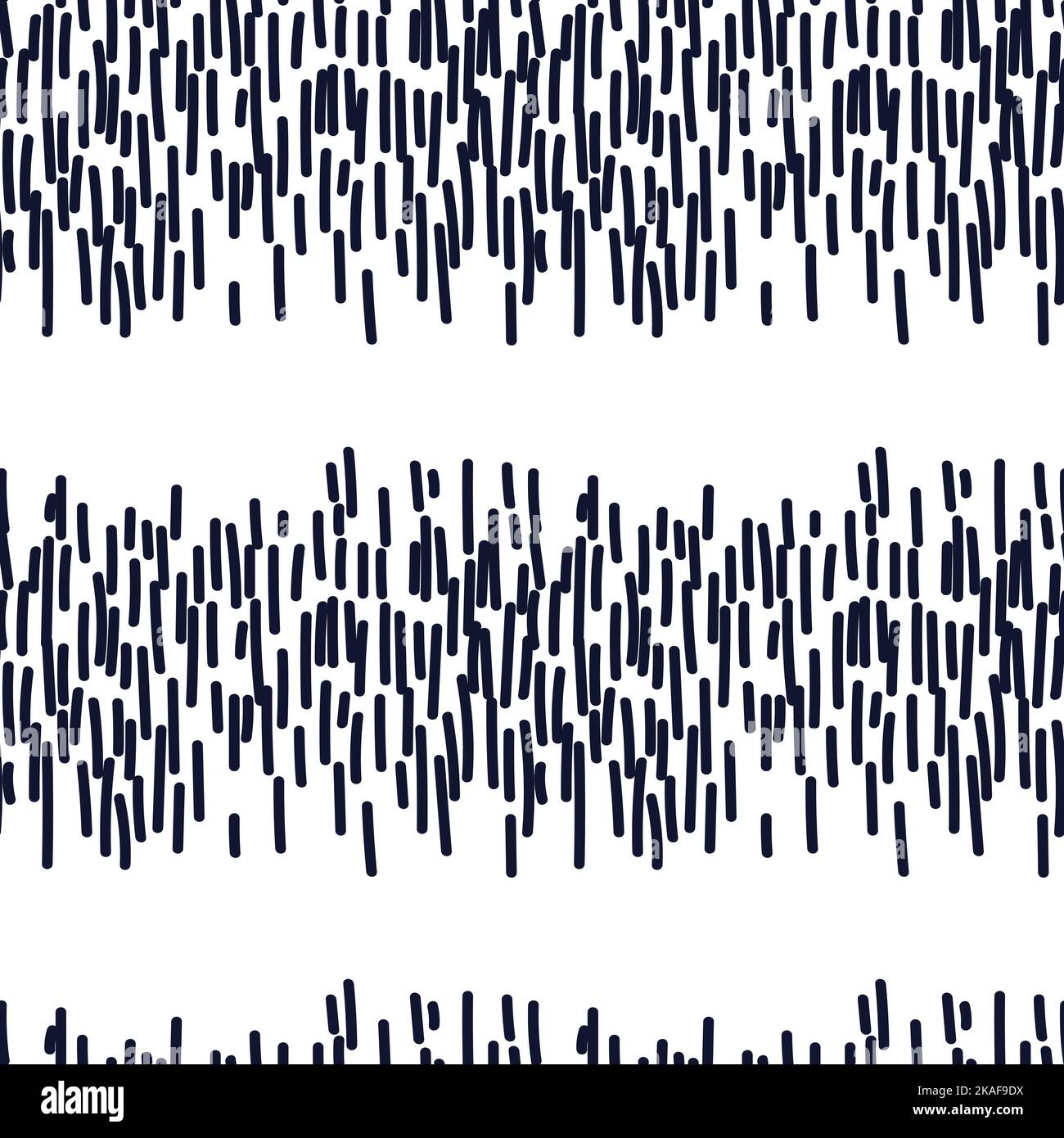 Hand drawn seamless indigo dashed line texture, vector illustration ...