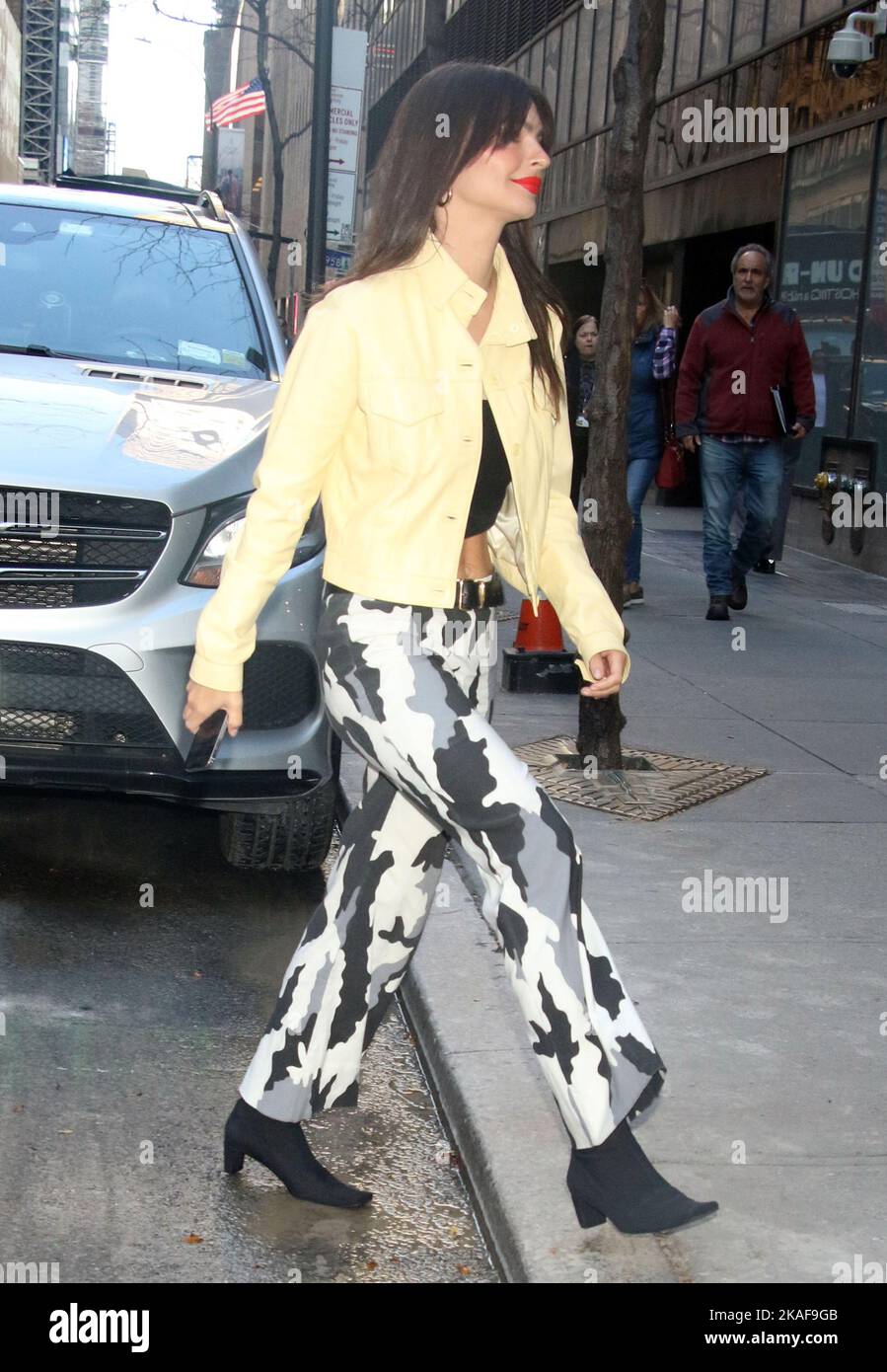 New York, NY, USA. 02nd Nov, 2022. Emily Ratajkowski seen at NBC's ...