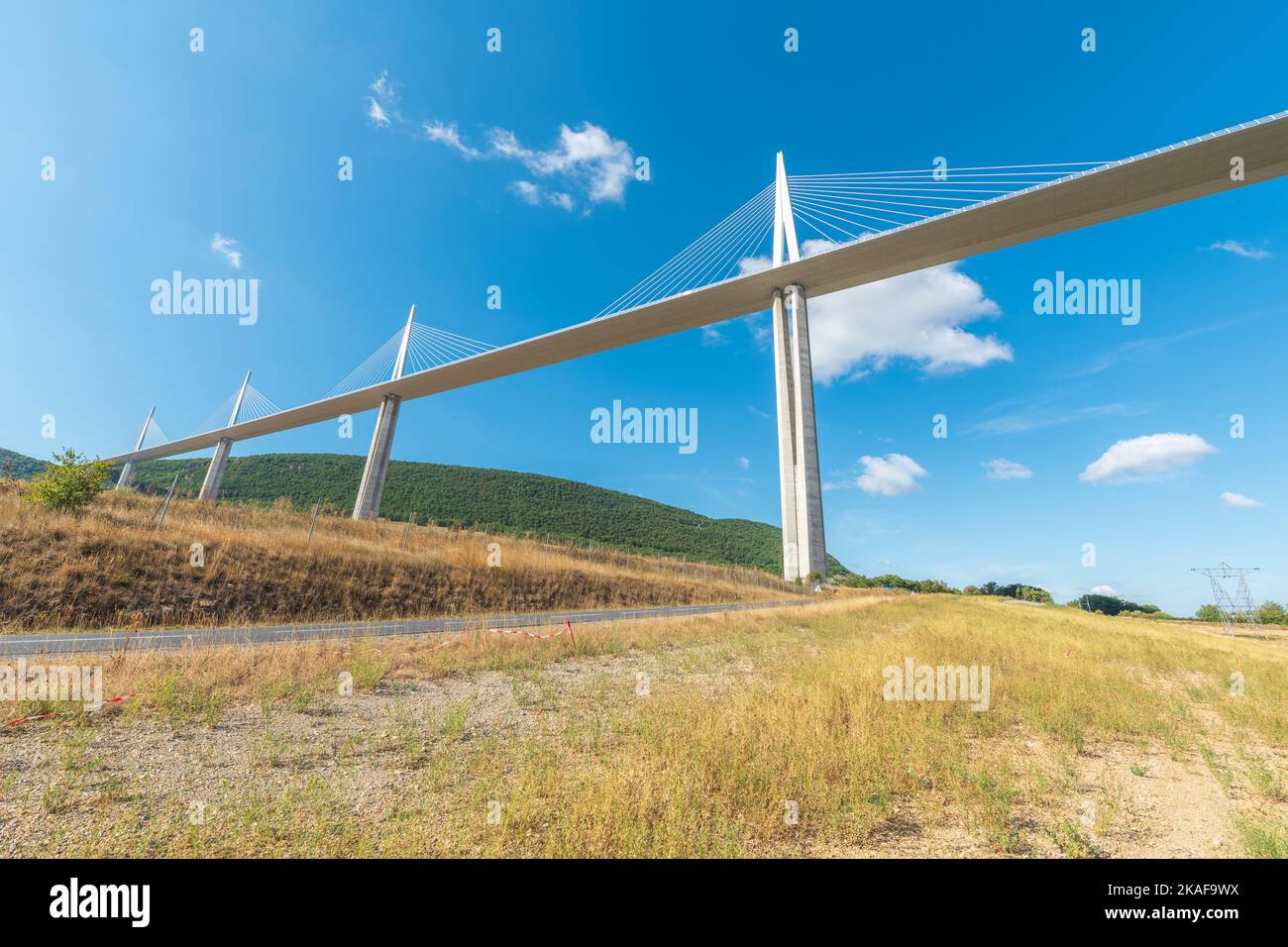 Millau Viaduct bridge , the highest bridge in the World. Aveyron ...