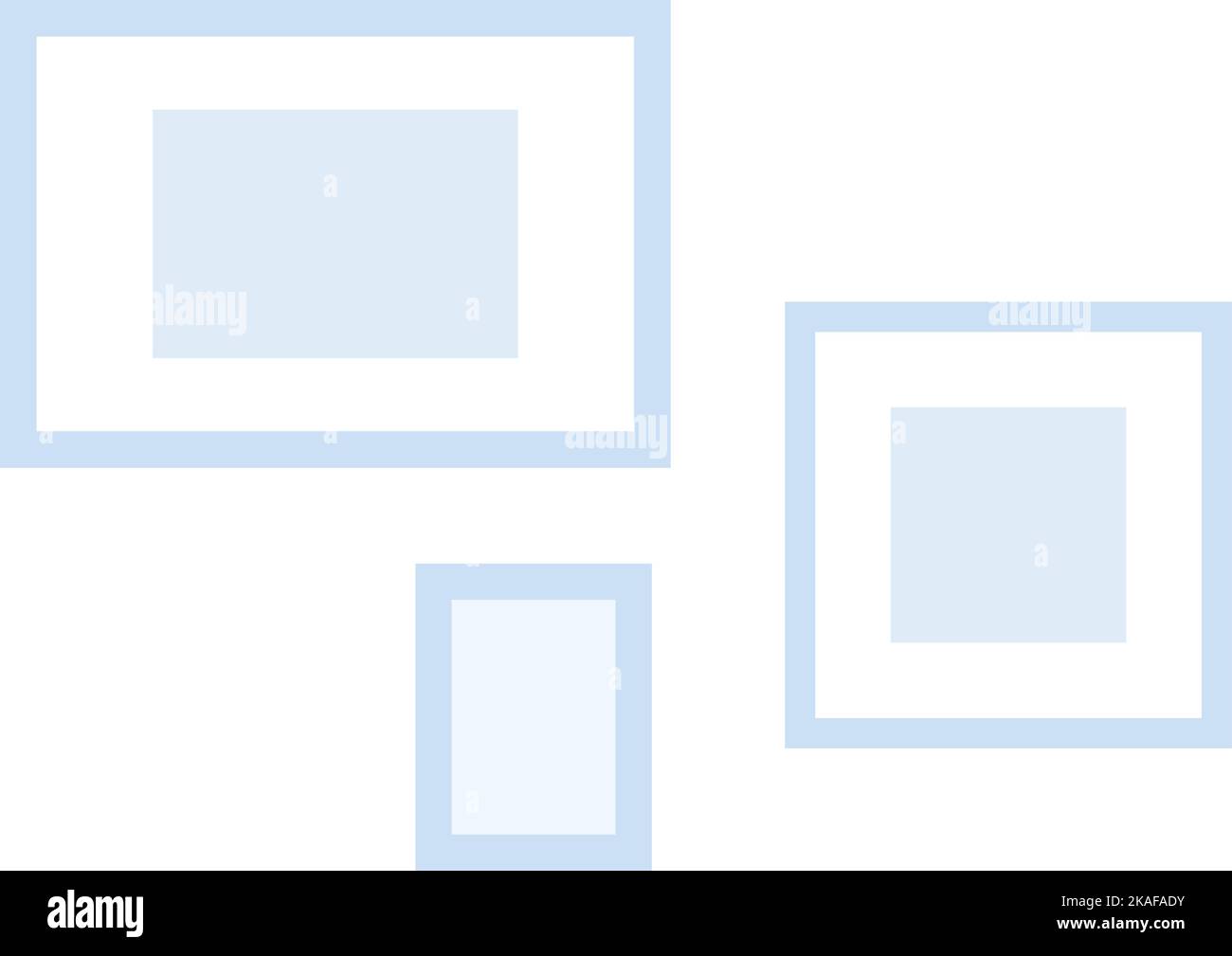 Wall pictures icon. House interior decoration symbol isolated on white ...