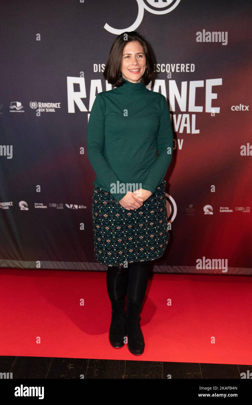 Helen Evans arrives for the European premiere of When We Speak, during ...