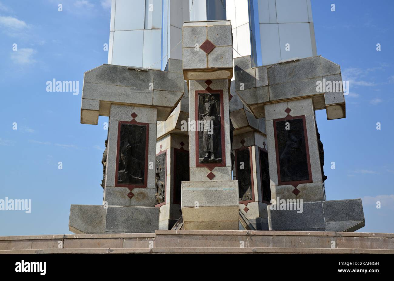 The Genocide Monument, located in Igdir, Turkey, was built to represent ...