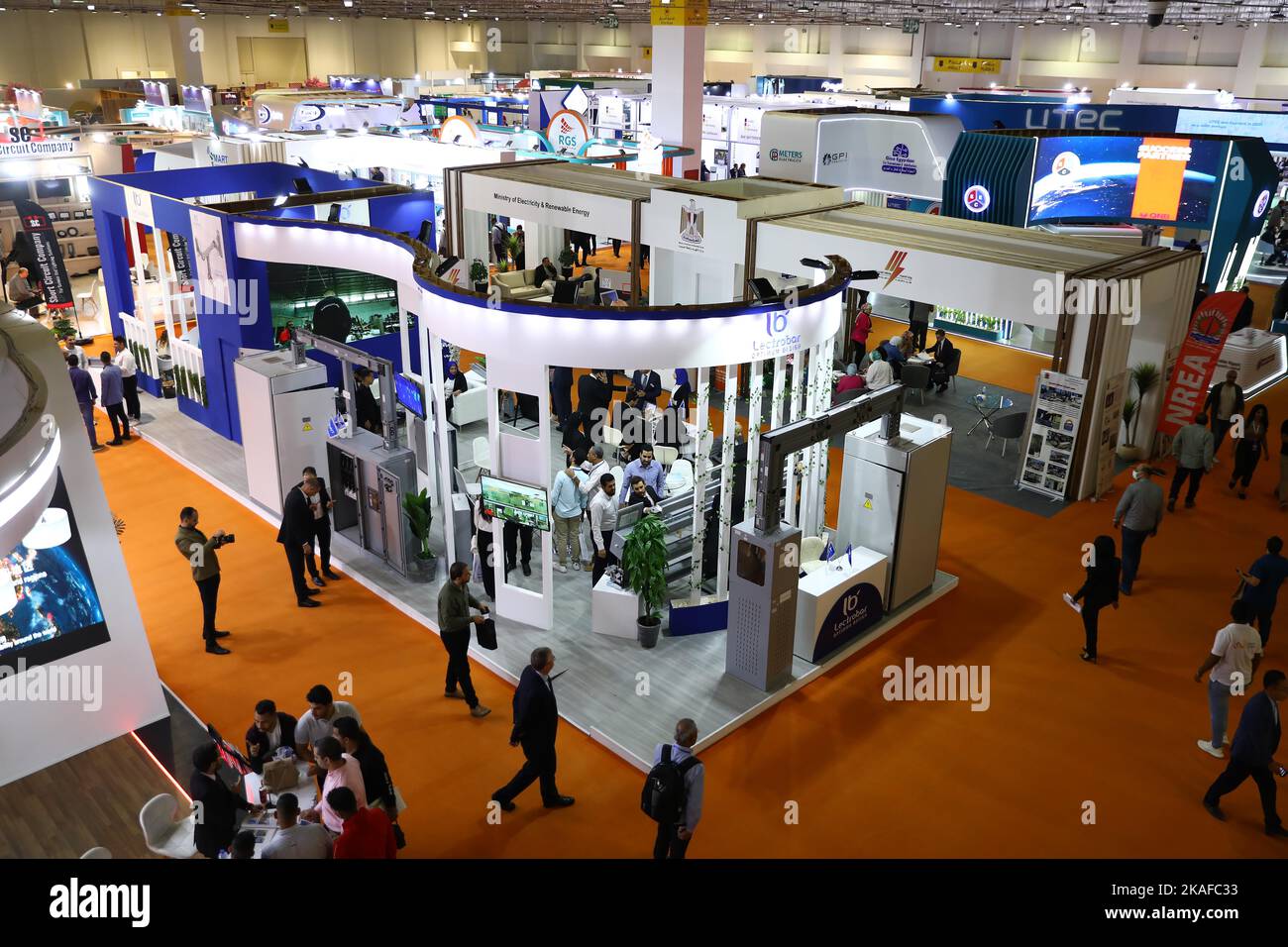 Cairo, Egypt. 31st Oct, 2022. People visit Egypt Energy expo in Cairo ...