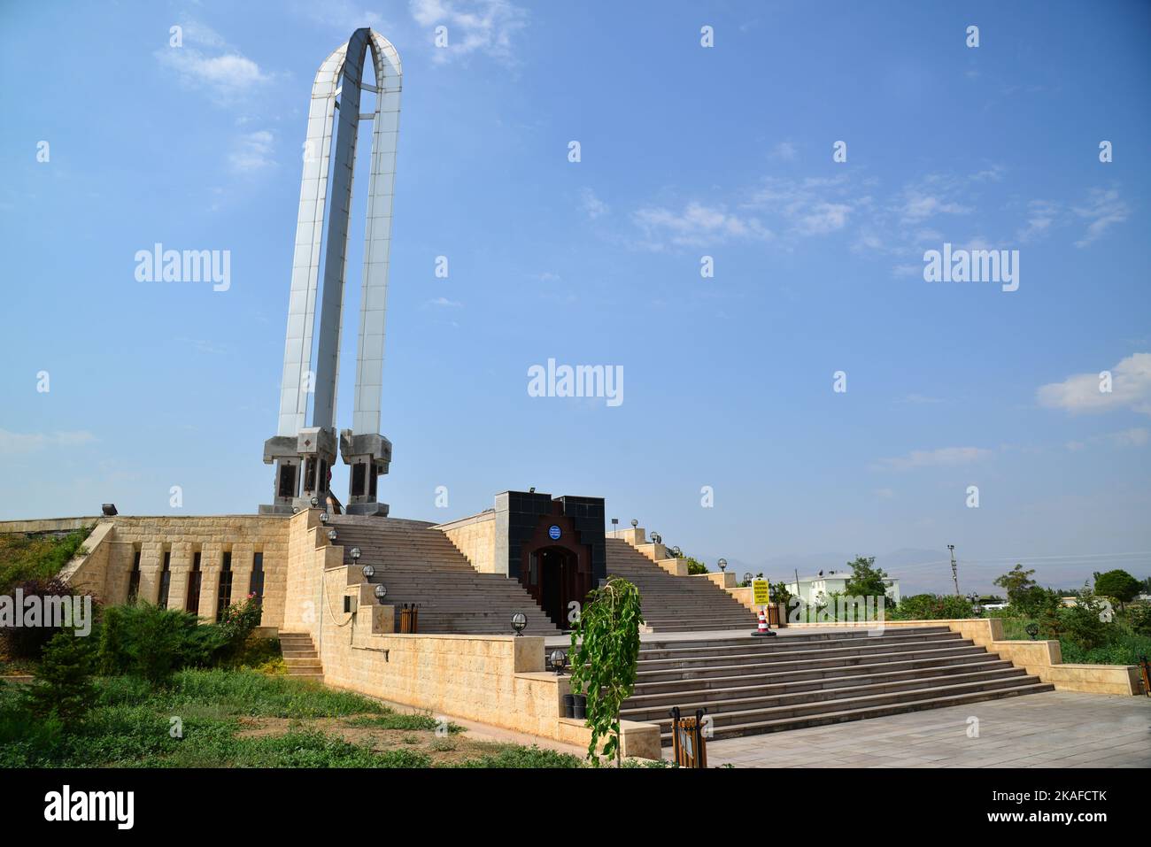 The Genocide Monument, located in Igdir, Turkey, was built to represent ...