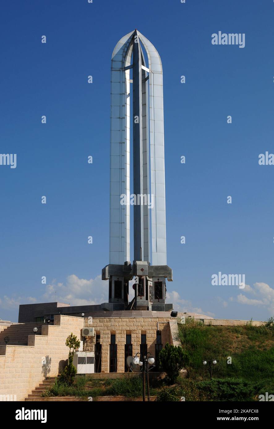 The Genocide Monument, located in Igdir, Turkey, was built to represent ...