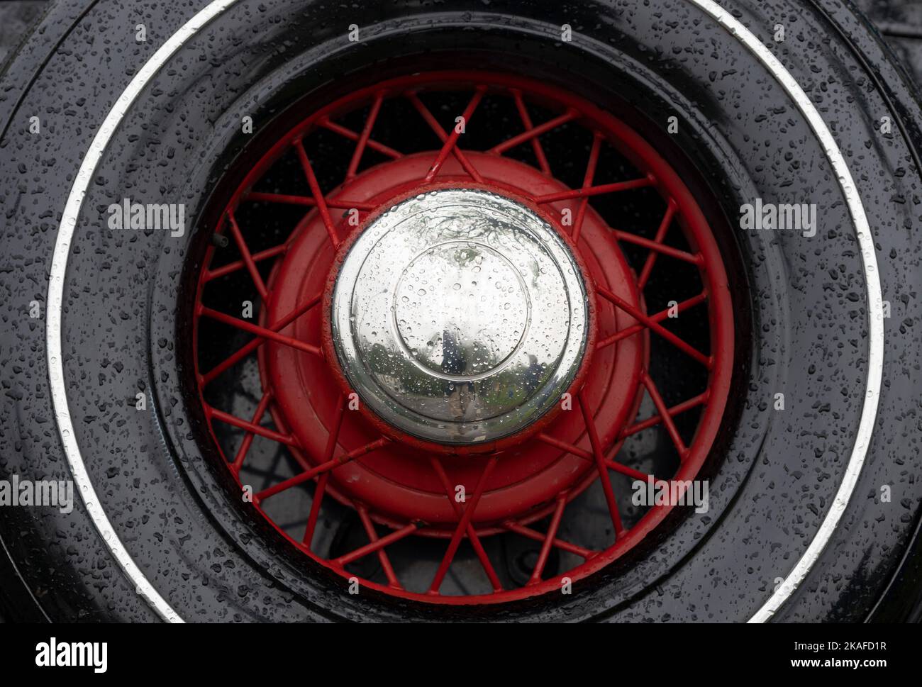 Spare tire on classic hi-res stock photography and images - Alamy