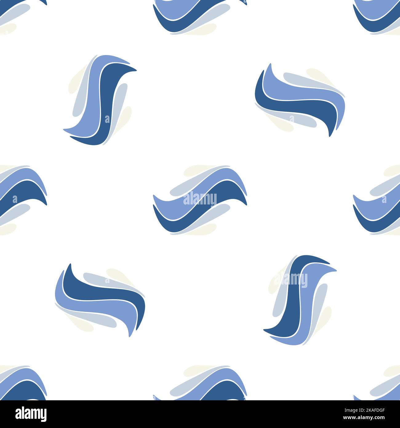 Seamless pattern. Decorative wavy texture. Colorful abstract background ...