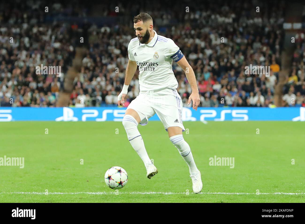 Madrid, Spain. 02nd Nov, 2022. Real Madrid´s Karim Benzema in action ...