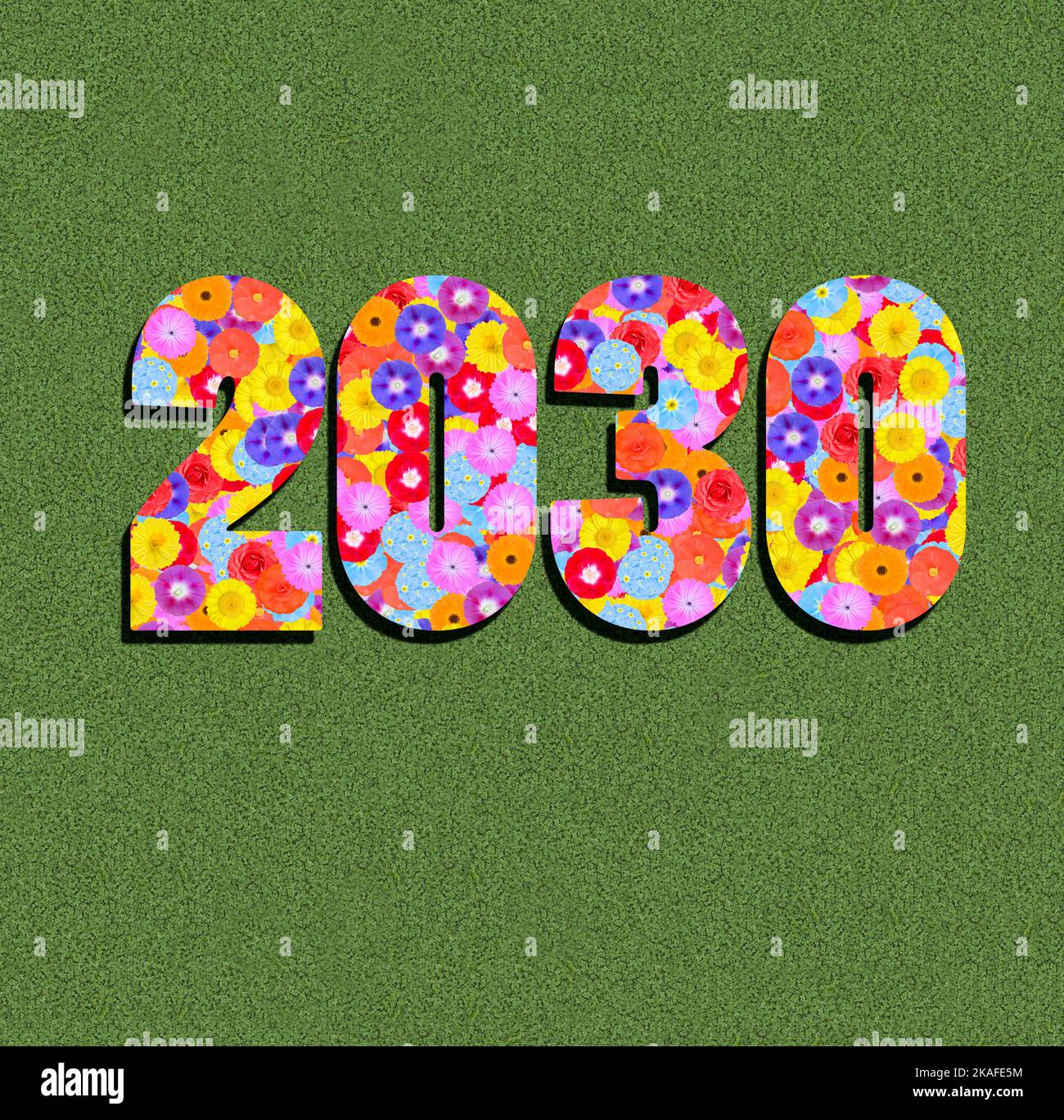 year 2030 by using image IDs 2KA2J50 and 2KACK1X Stock Photo - Alamy