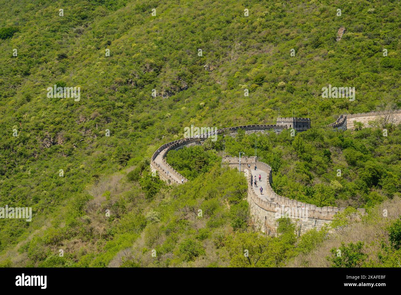 the great man-made structure. Great Wall of China Stock Photo - Alamy