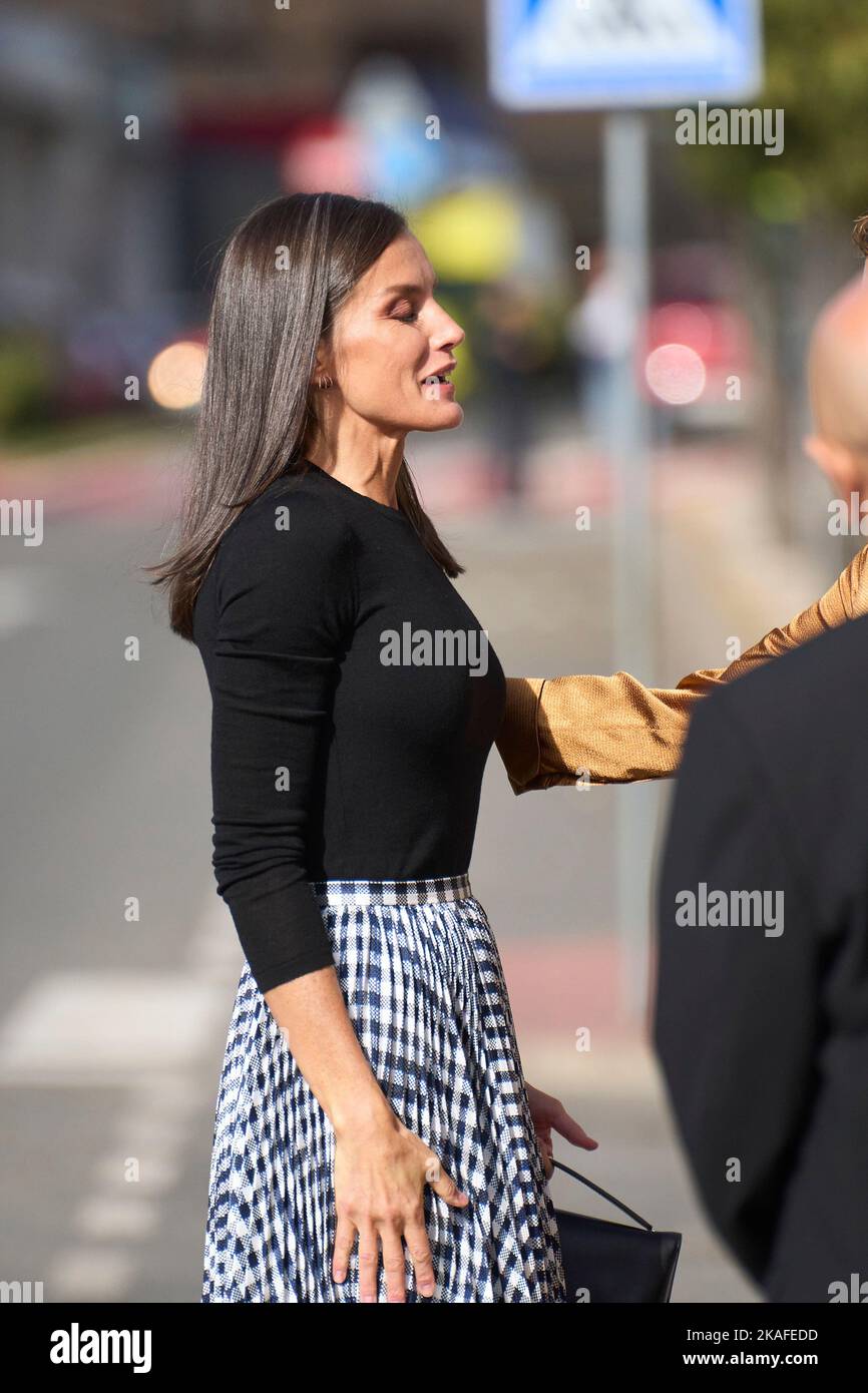 Tudela. Spain. 20221102, Queen Letizia of Spain attends the 22nd ...