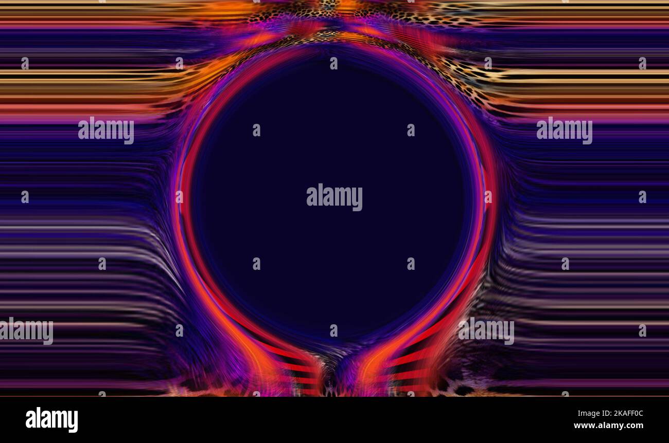 Colorful patterns fractal.Psychedelic fractal,texture of brush strokes ...