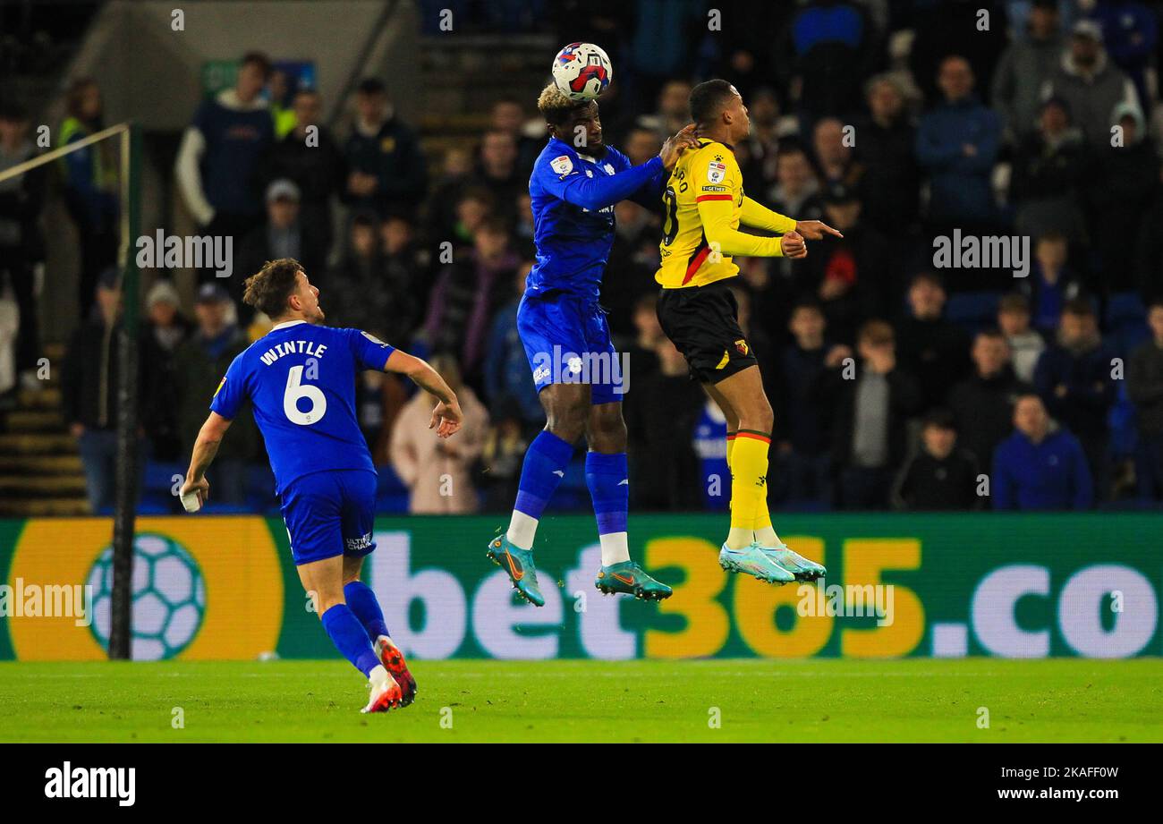 Cardiff City Stadium, Cardiff, UK. 2nd Nov, 2022. Championship football ...