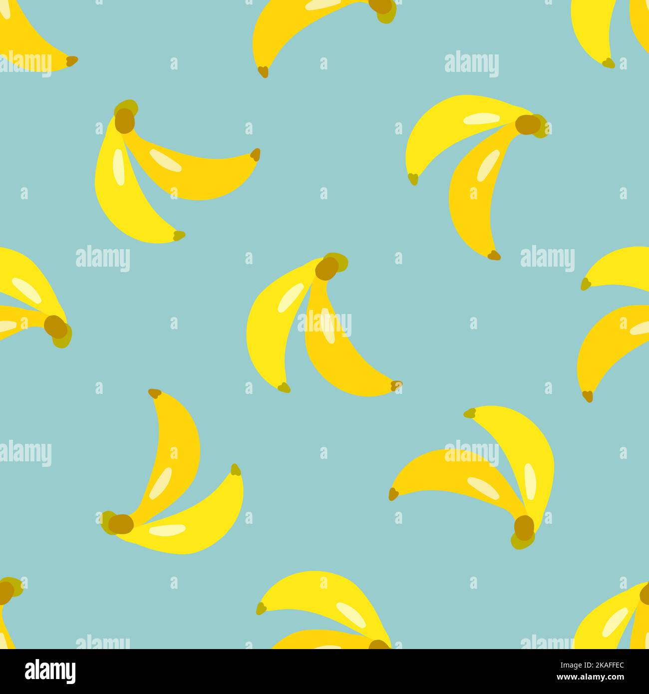 Seamless texture. Decorative background design with summer banana ...