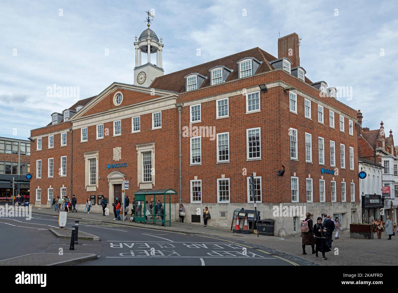 Barclays Bank building, Winchester, Hampshire, England, Great Britain ...