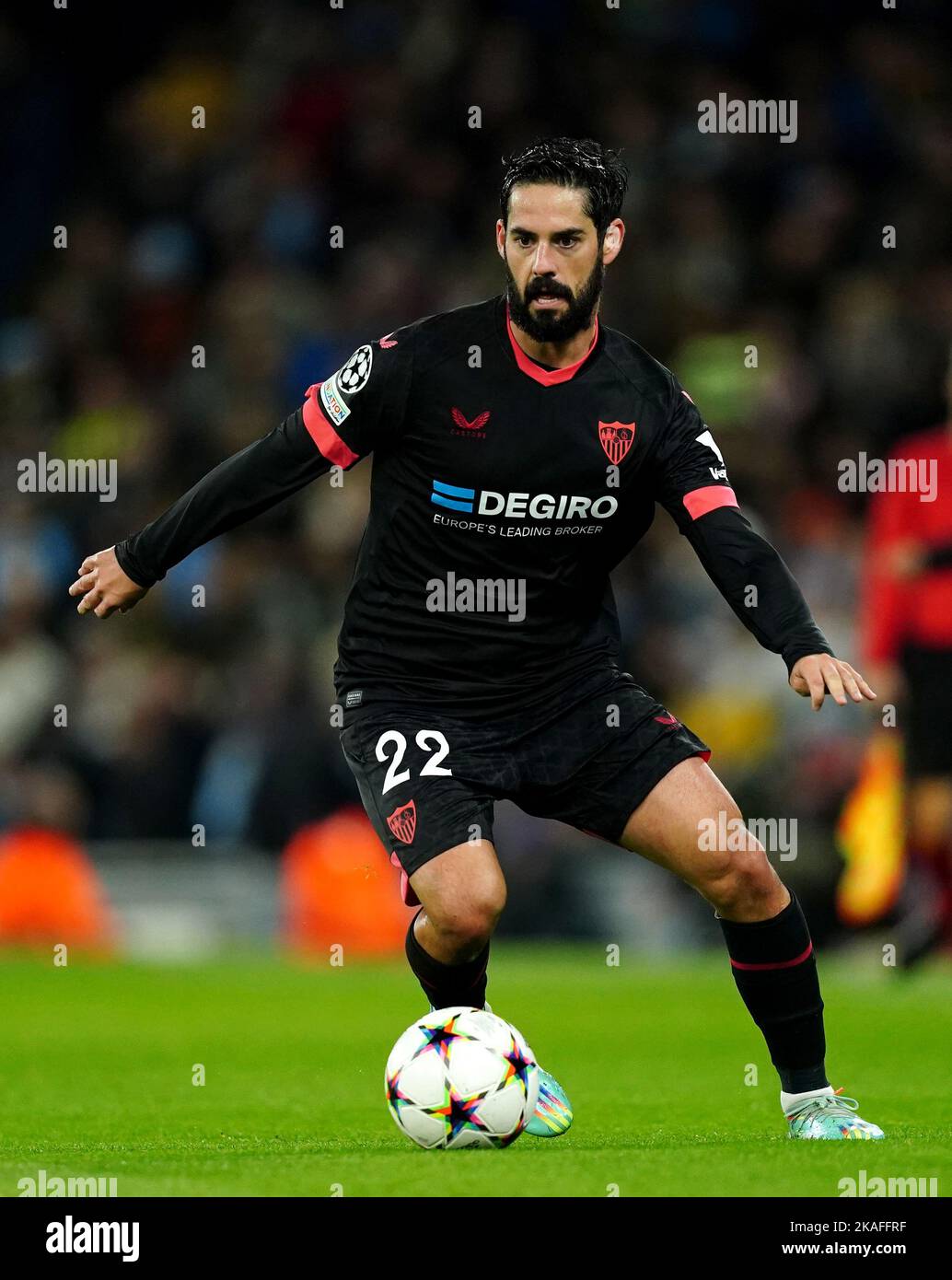 Sevilla's Alarcon Isco during the UEFA Champions League Group E match ...