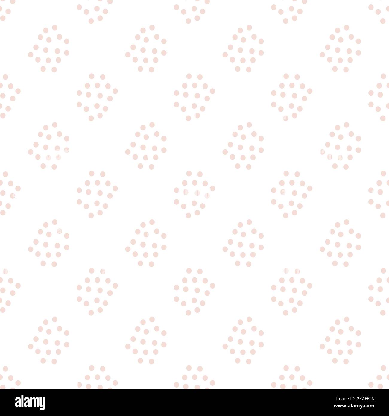 Seamless pattern of abstract dotted shapes. Decorative texture ...