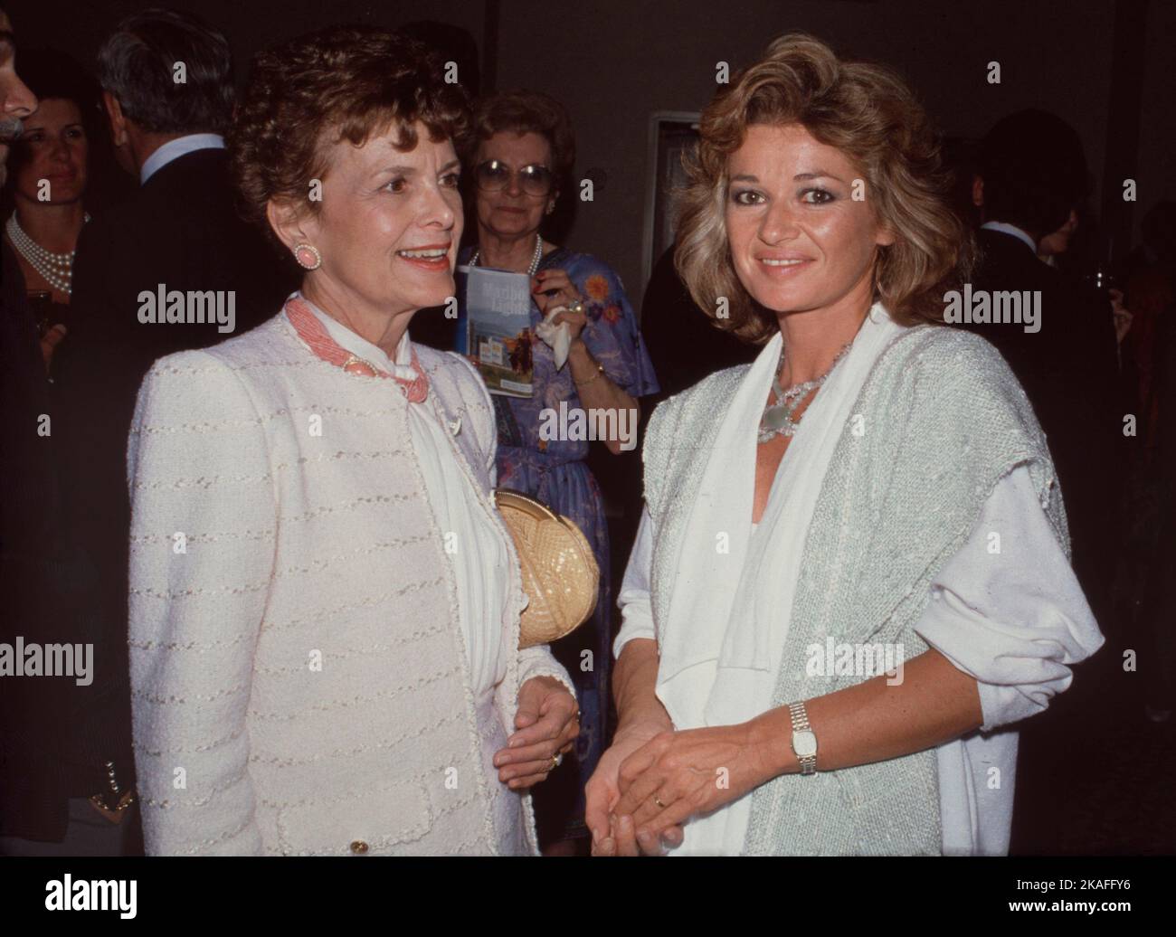Los Angeles.CA.USA. LIBRARY. Lydia Heston and Stephanie Beacham at at ...