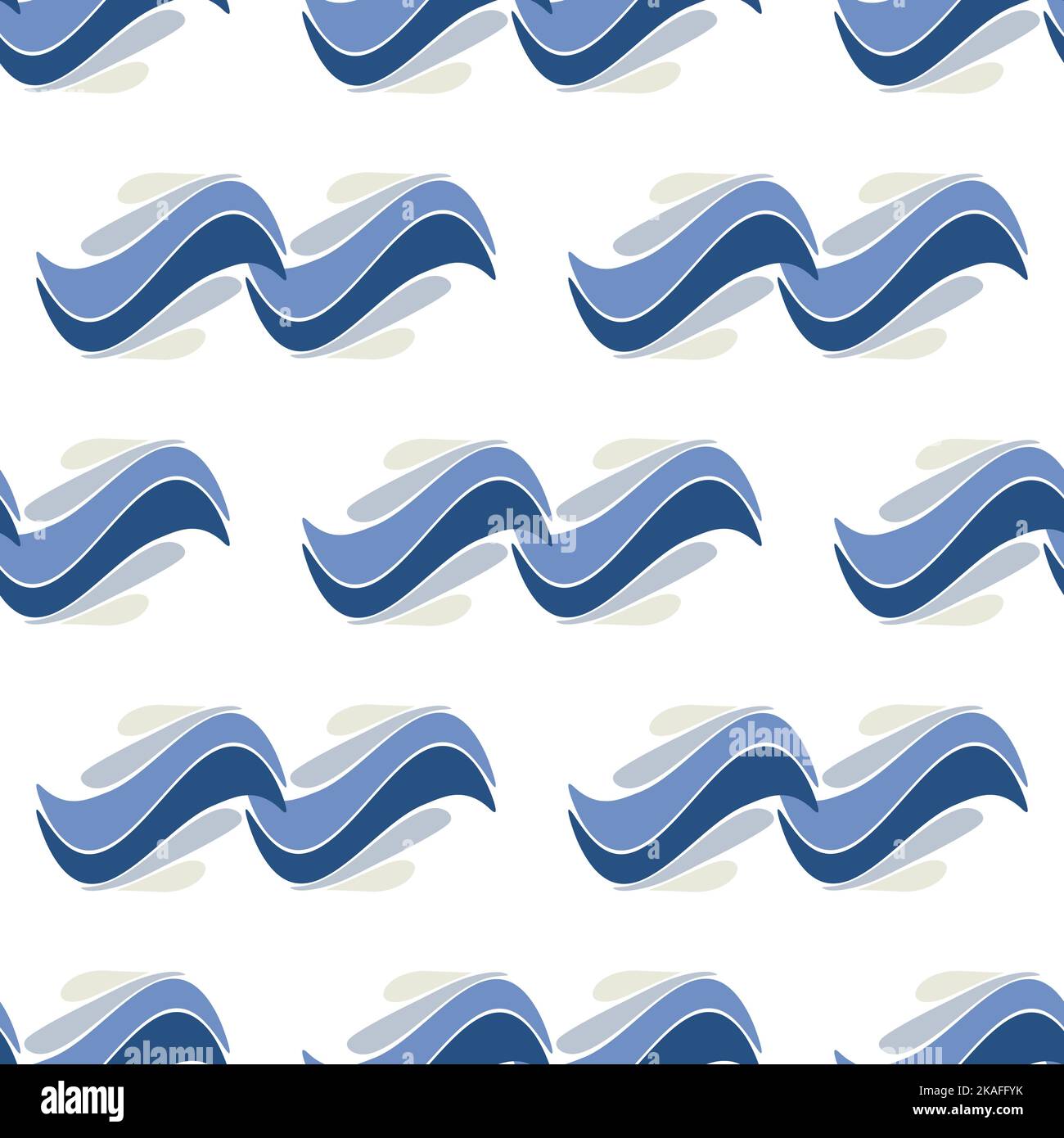 Seamless pattern. Decorative wavy texture. Colorful abstract background ...