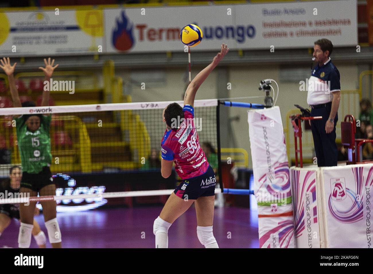 Ebrar Karakurt (Novara) during e-work Busto Arsizio vs Igor Gorgonzola ...