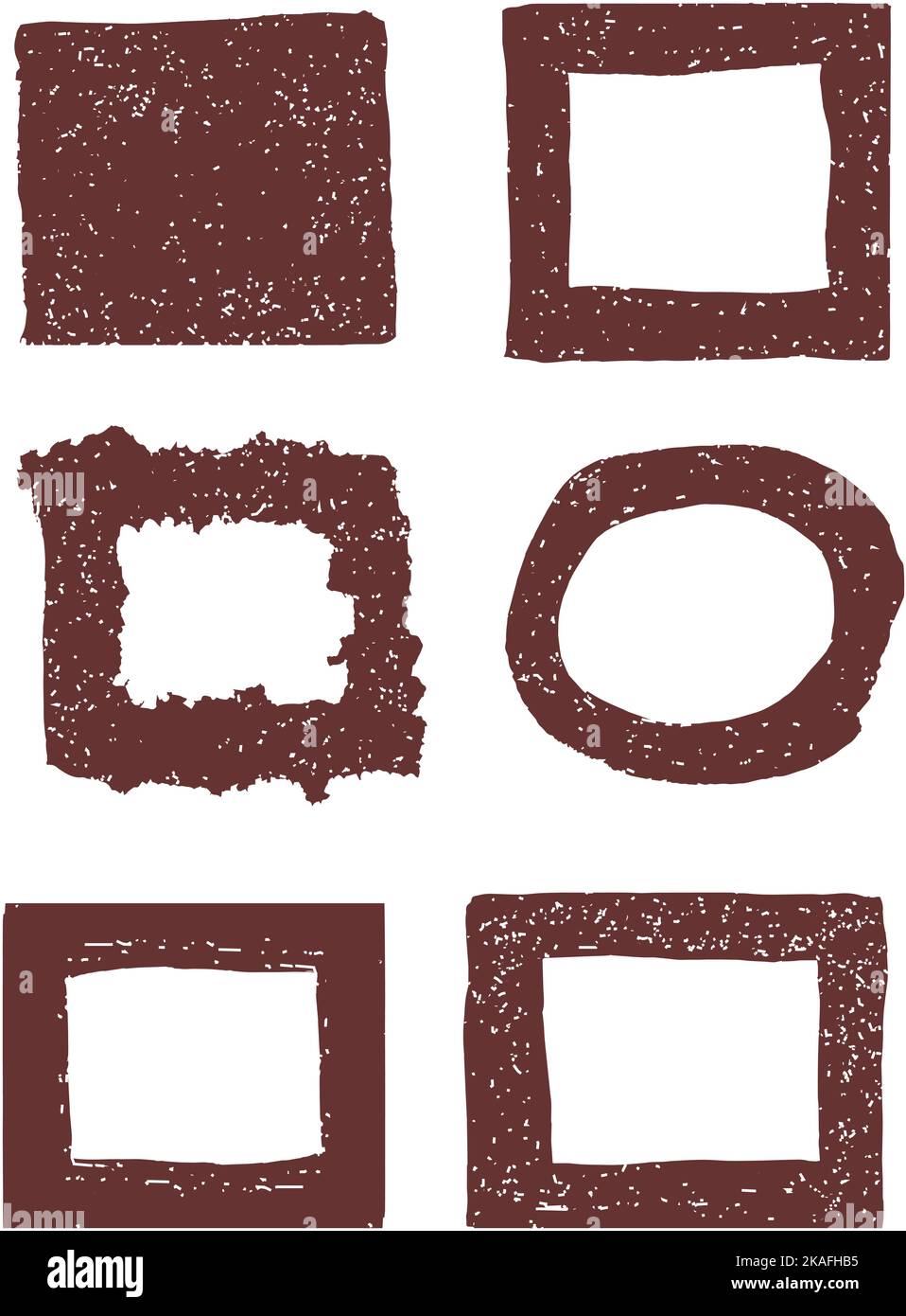 Collection of design elements. Frames and borders Stock Vector Image ...