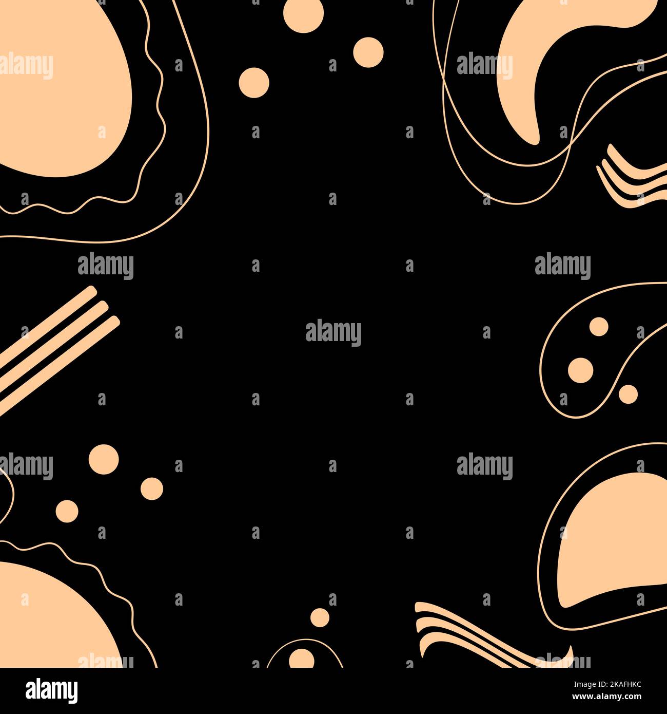 Modern style background with colorful shapes. Abstract design of banner ...