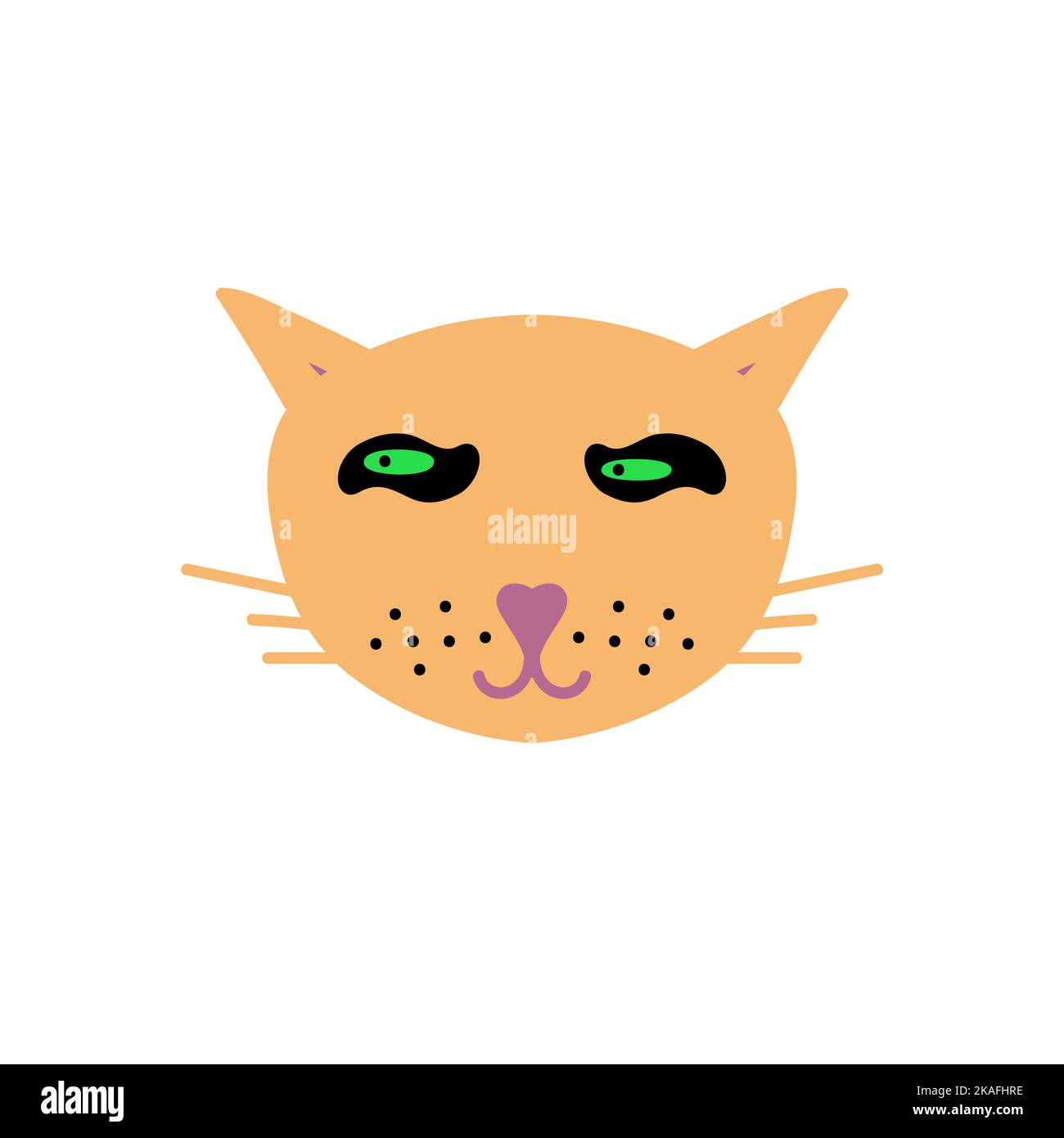 Funny cat vector illustration in cartoon style Stock Vector Image & Art ...