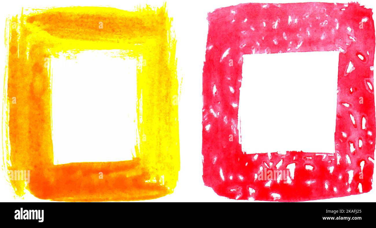 Collection of design elements. Frames and borders Stock Vector Image ...