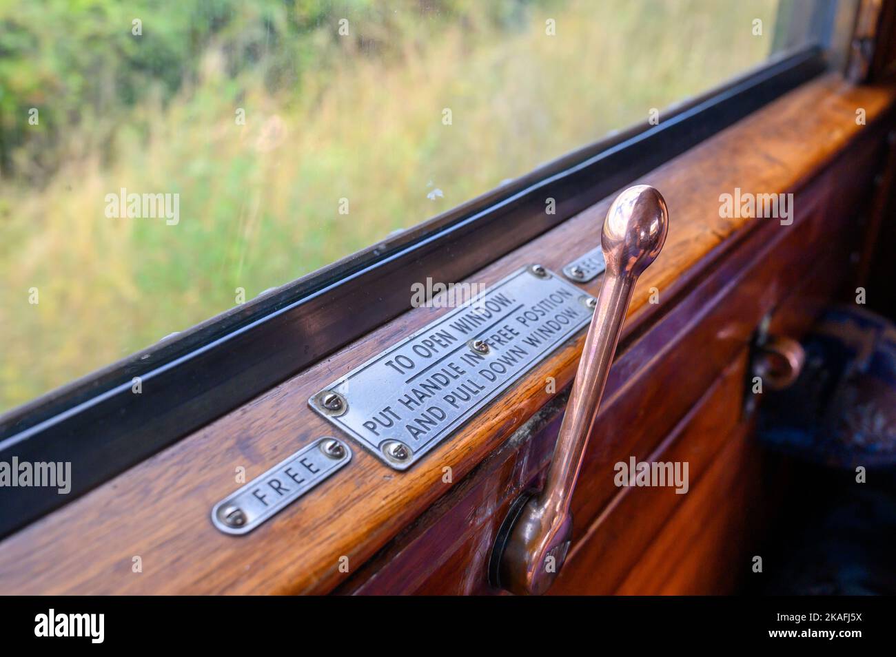 Inside carriage steam train hi-res stock photography and images - Alamy