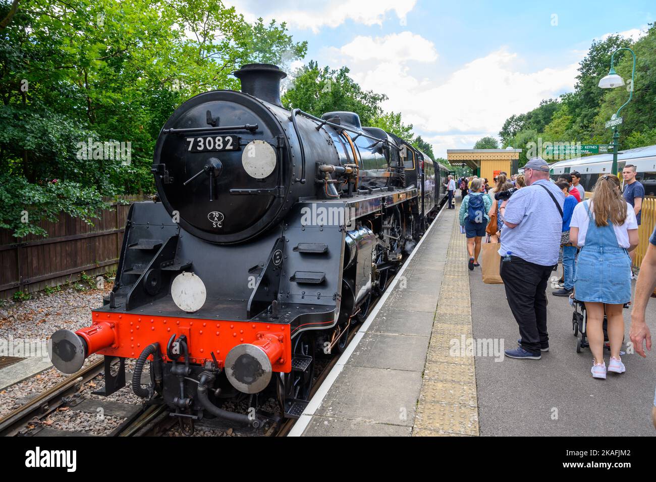 Bluebell Railway: Vintage steam loco “Camelot” being shunted in to ...