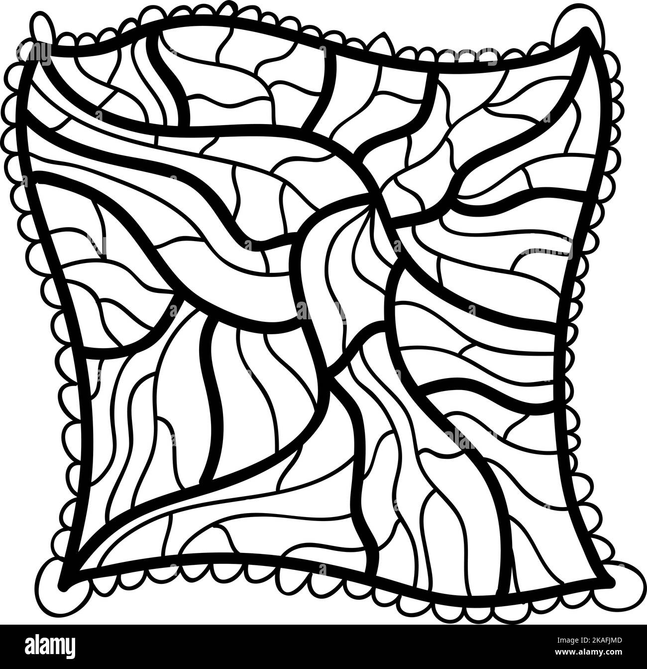 Abstract hand drawn zentangle Stock Vector Image & Art - Alamy