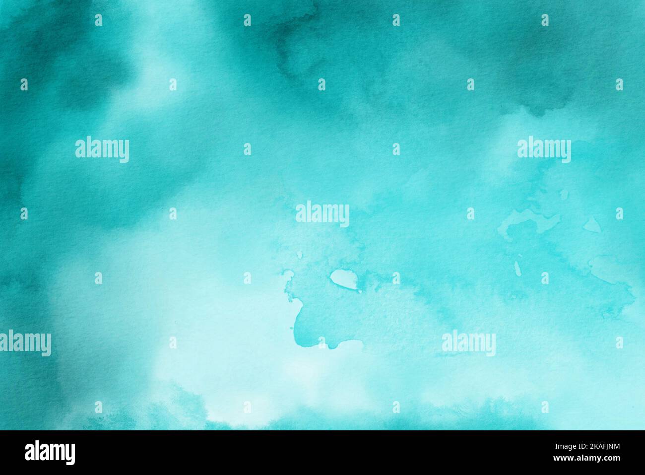 Turquoise Watercolor Background Paper Texture Stock Photo - Alamy