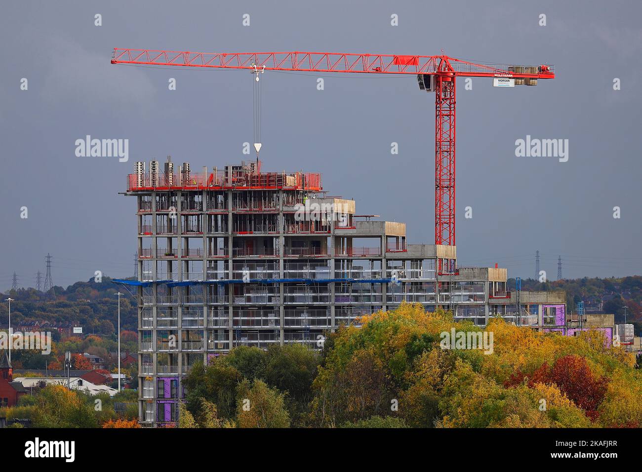 Springwell Gardens apartments under construction in Leeds City Centre ...