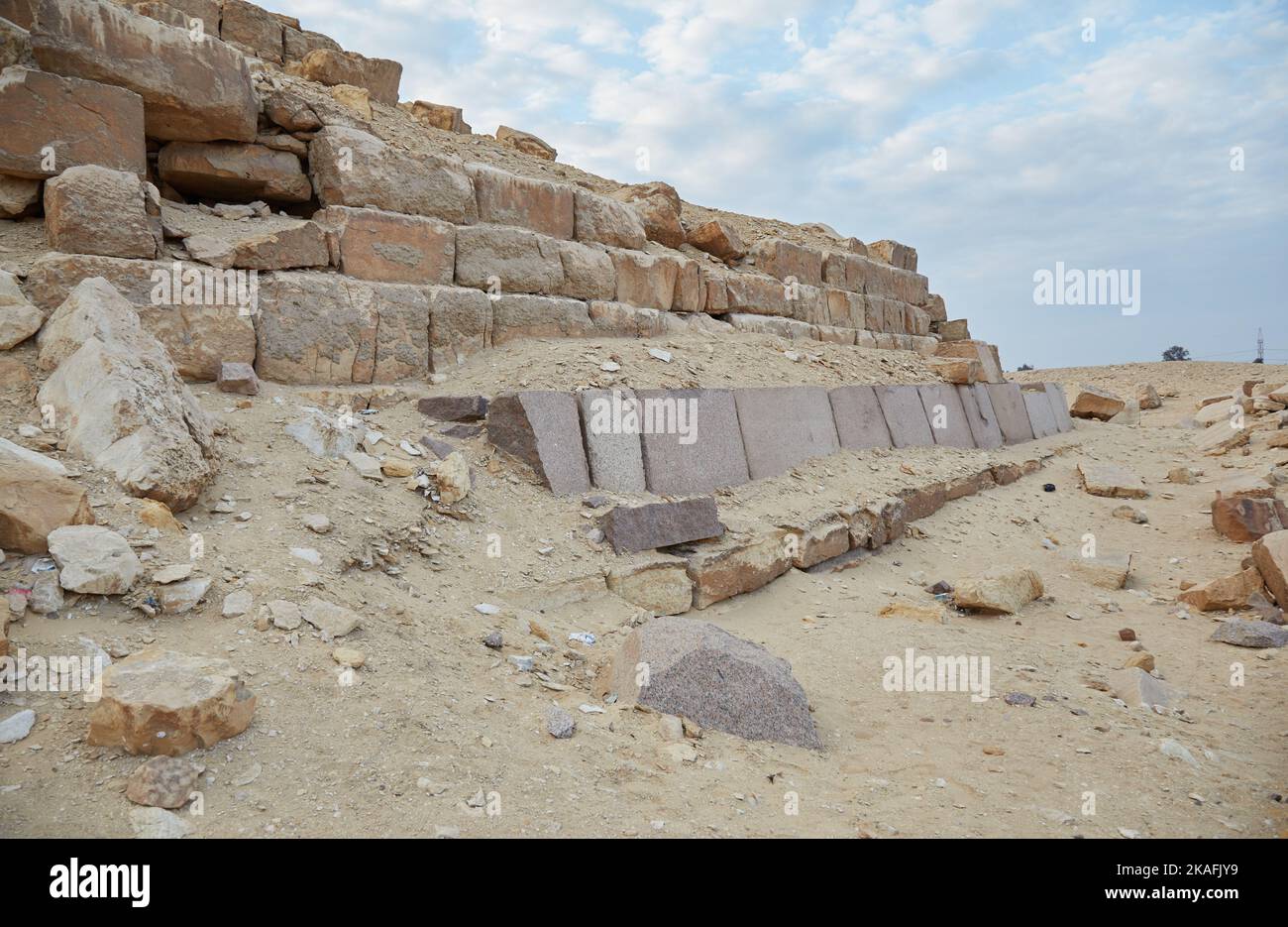 The First-Ever Egyptian Obelisk at Abu Gorab Stock Photo - Alamy